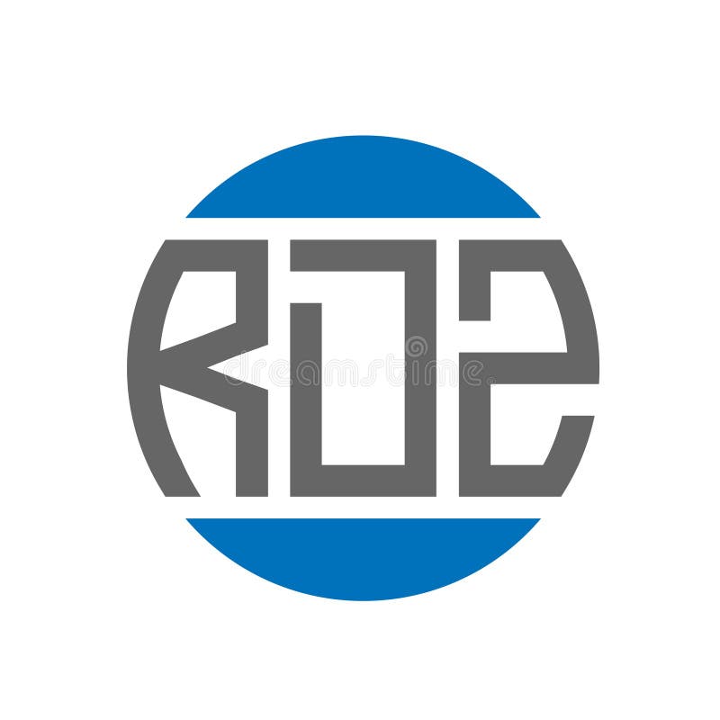 RDZ Letter Logo Design on White Background. RDZ Creative Initials ...