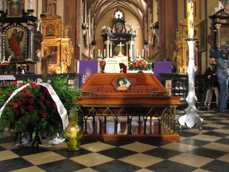 Re-burial of Nicolaus Copernicus in Frombork Editorial Photography ...