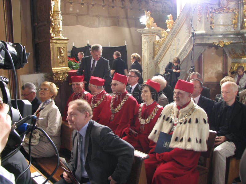 Re-burial of Nicolaus Copernicus in Frombork Editorial Photography ...