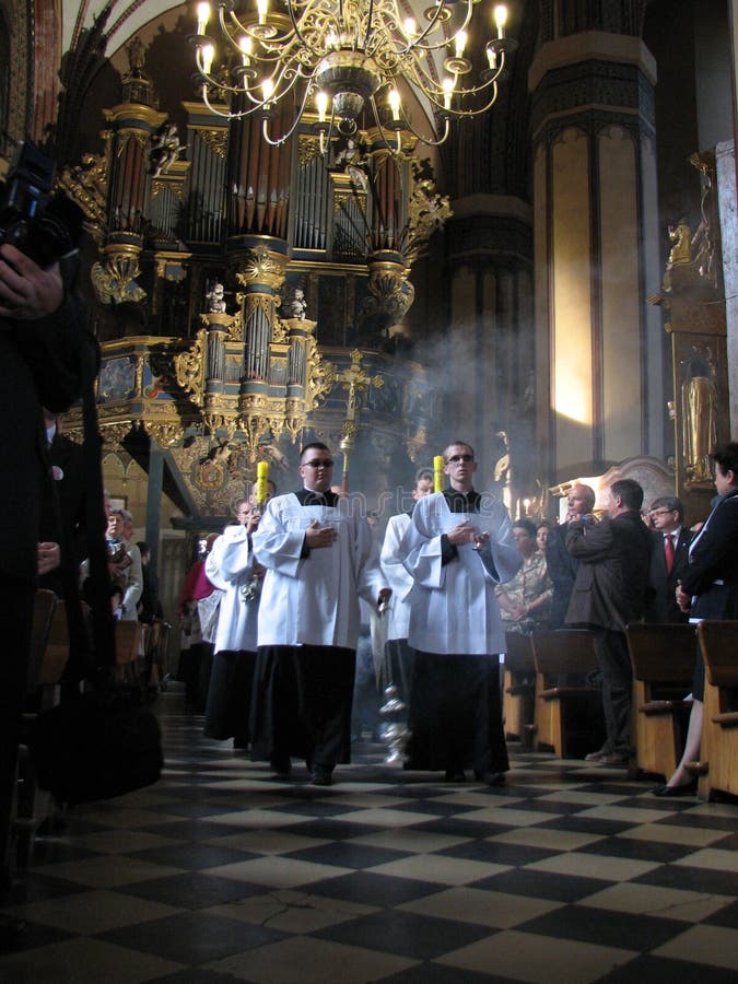 Re-burial of Nicolaus Copernicus in Frombork Editorial Photography ...