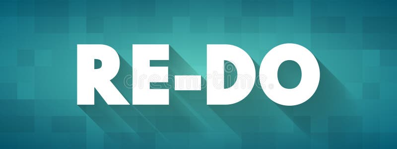 Re Do Again Stock Illustrations – 12 Re Do Again Stock Illustrations ...