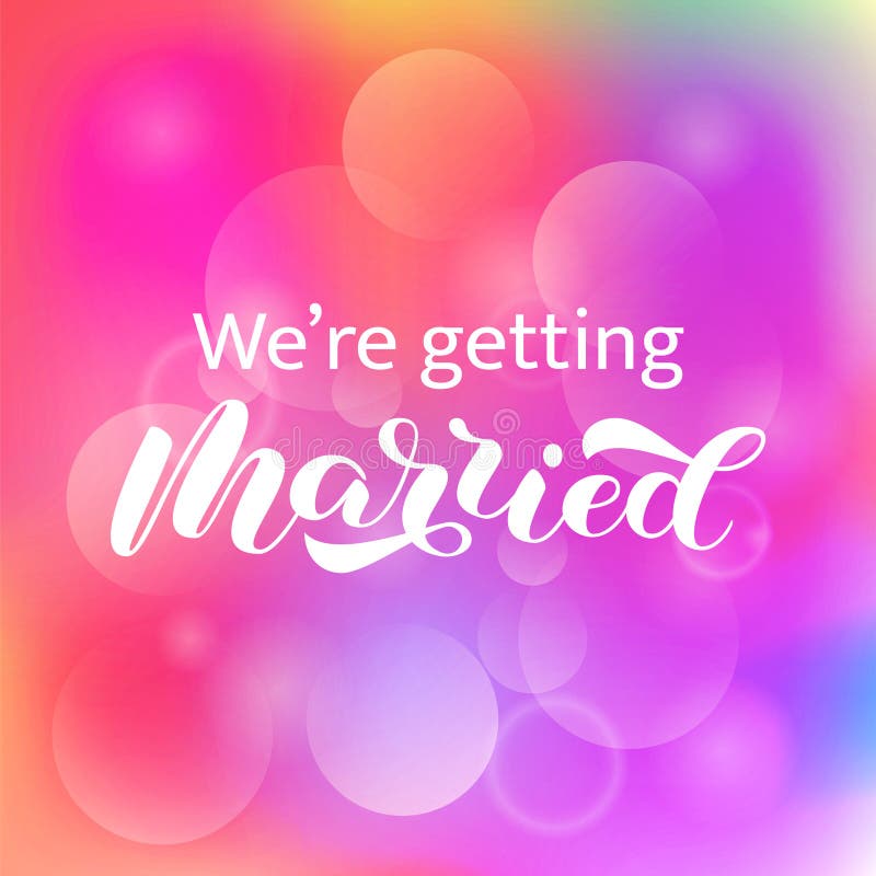 Getting Married Banner Stock Illustrations – 172 Getting Married Banner ...