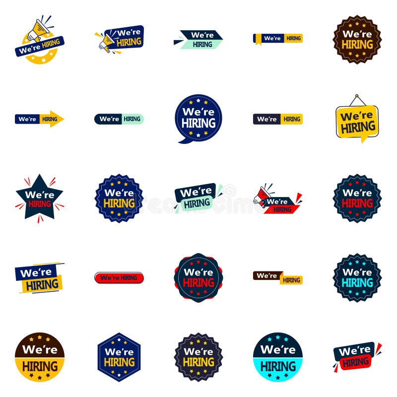 We Re Hiring 25 Fresh and Innovative Vector Designs for Your Job ...