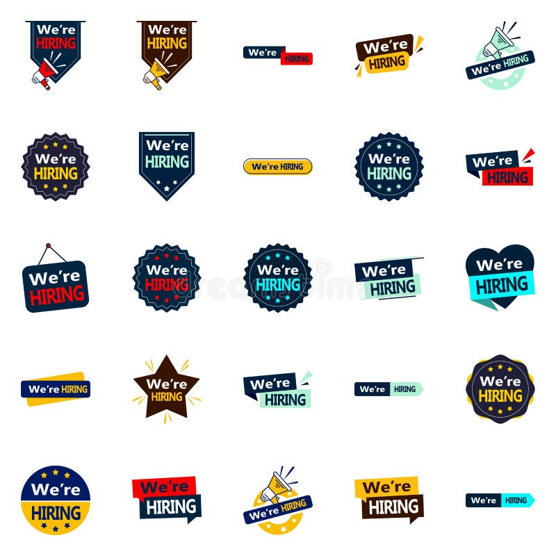 We Re Hiring 25 Fresh and Innovative Vector Designs for Your Job ...