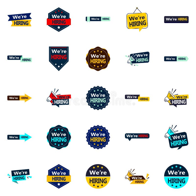 We Re Hiring 25 Professional Vector Designs for Your Job Advertisements ...