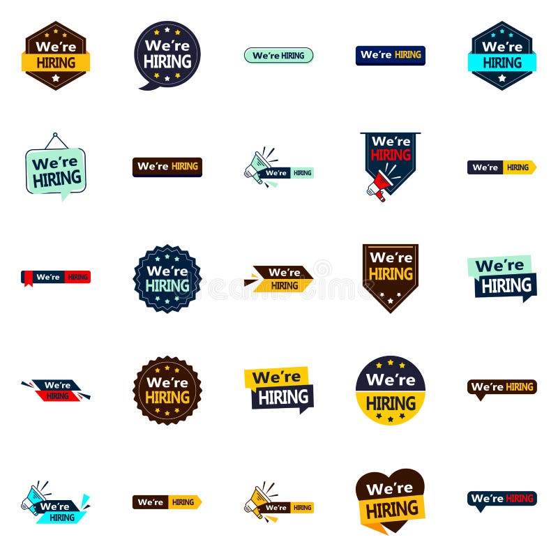 25 we Re Hiring Vector Designs To Elevate Your Recruitment Campaigns ...
