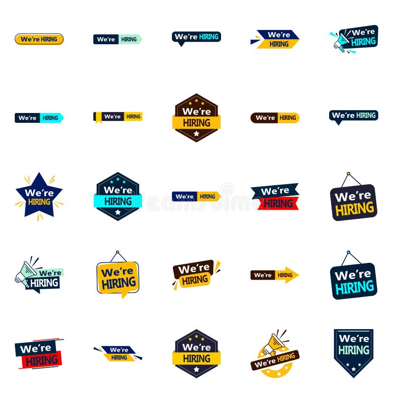 25 we Re Hiring Vector Graphics To Make Your Job Openings More ...
