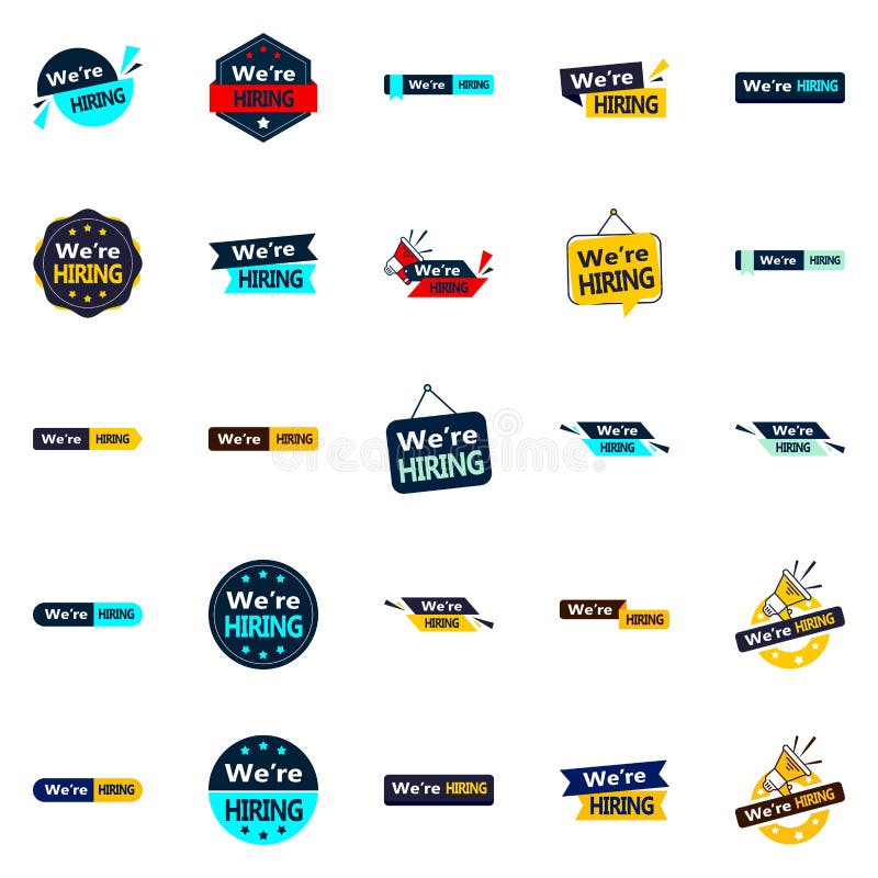 25 we Re Hiring Vector Graphics To Make Your Job Opportunities More ...