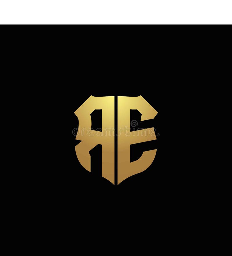 R And E Initial Logo. RE Initial Monogram Logotype. ER - Vector Design ...