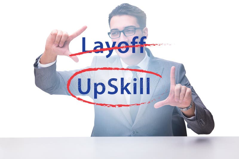 Re-skilling and Upskilling in Learning Concept Stock Photo - Image of ...
