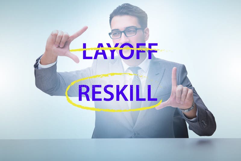 Re-skilling and Upskilling in Learning Concept Stock Photo - Image of ...