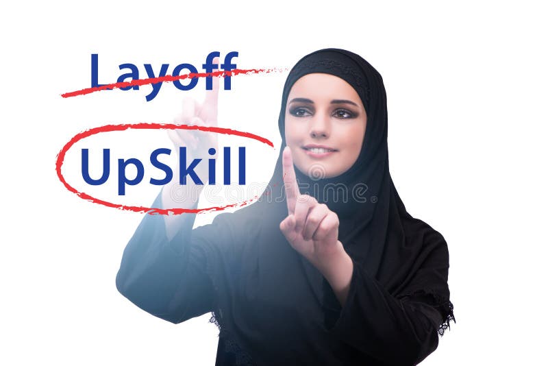 Re-skilling and Upskilling in Learning Concept Stock Image - Image of ...