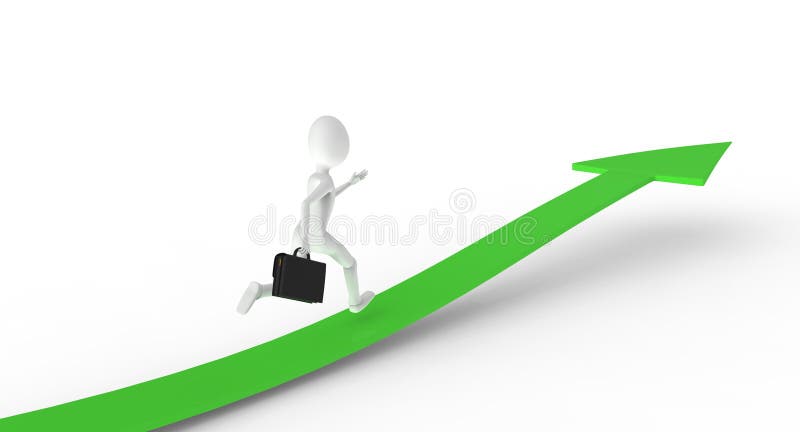 We re almost there stock illustration. Illustration of investment ...
