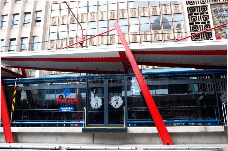 Rea Vaya Transit System,Johannesburg Editorial Photo - Image of ...
