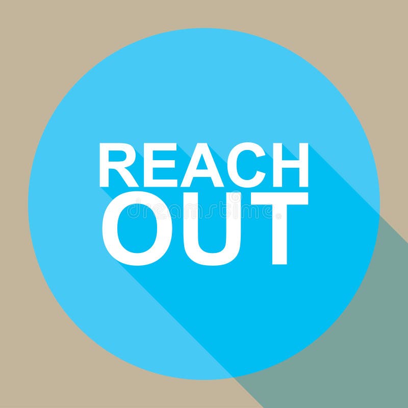 Reach out stock vector. Illustration of metaphor, communications - 96026411