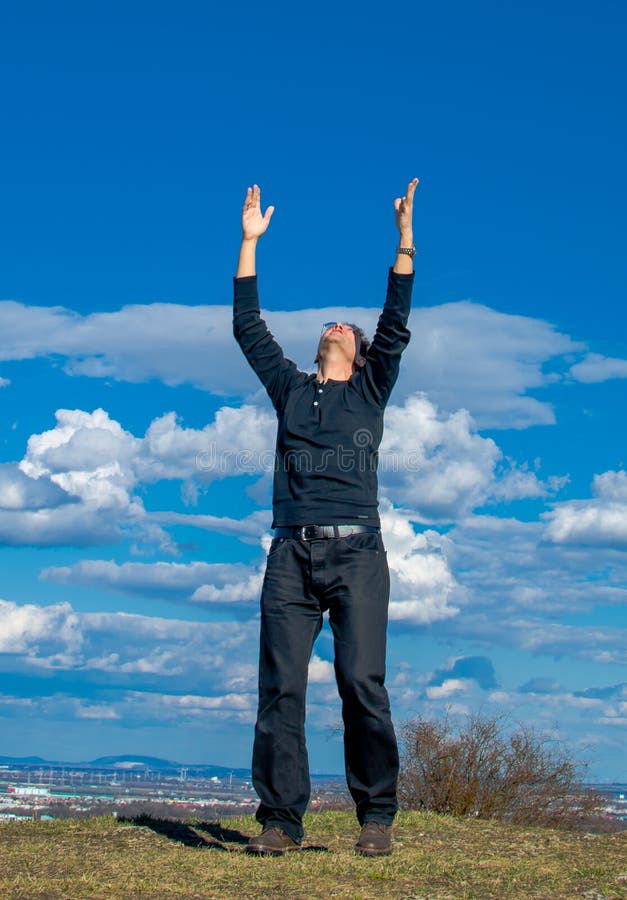 Reach out for the sky stock photo. Image of environmental - 31362690