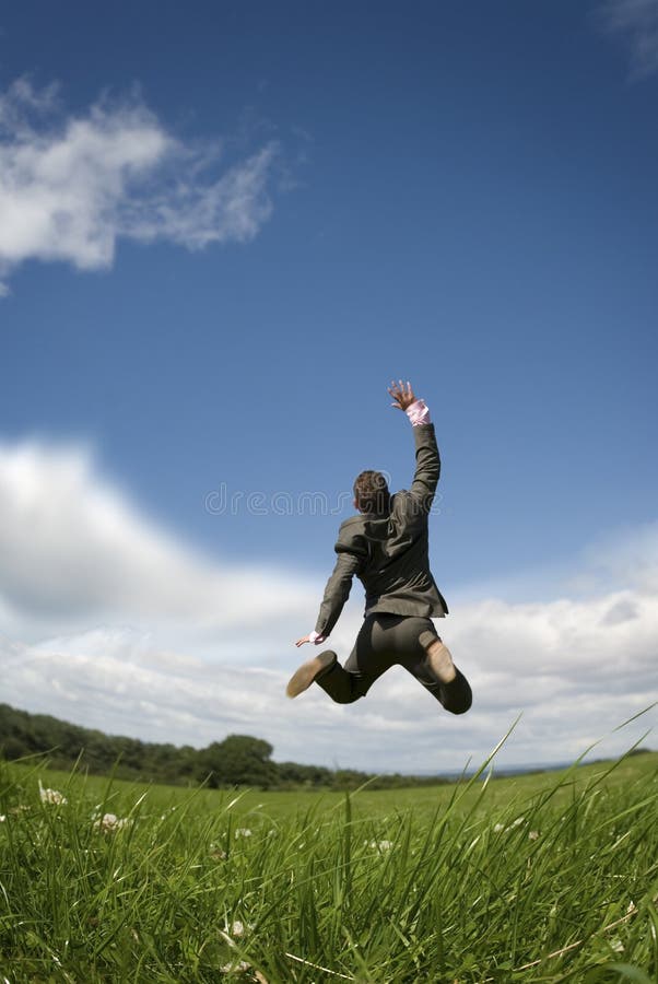 Reach for the Sky stock vector. Illustration of jump, partner - 5855282