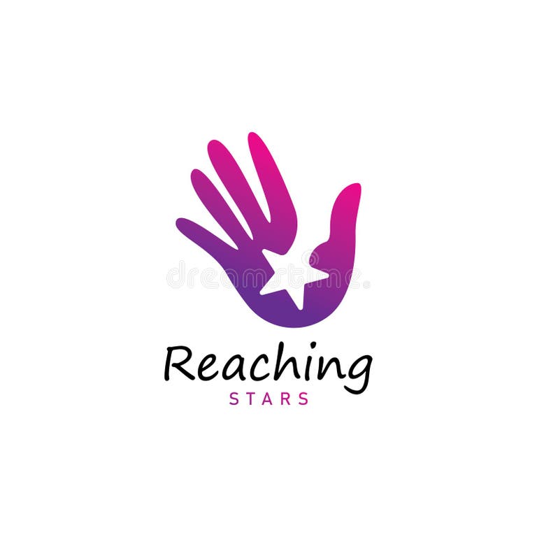 Reach Star Dreams Logo Vector Design Template Stock Vector ...