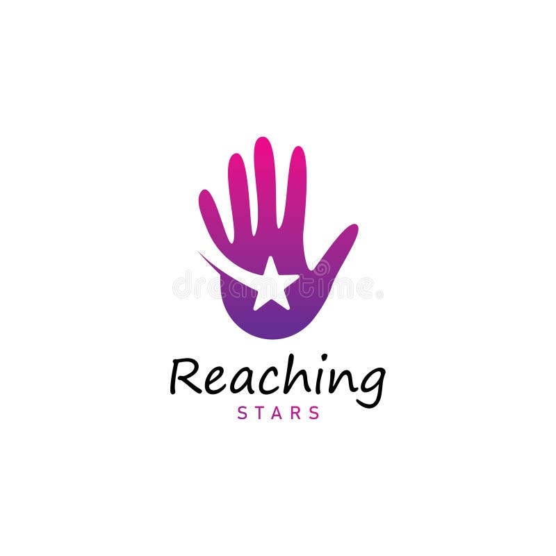 Reach Star Dreams Logo Vector Design Template Stock Vector ...