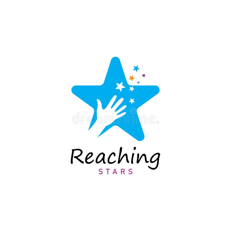 Reach Star Dreams Logo Vector Design Template Stock Vector ...