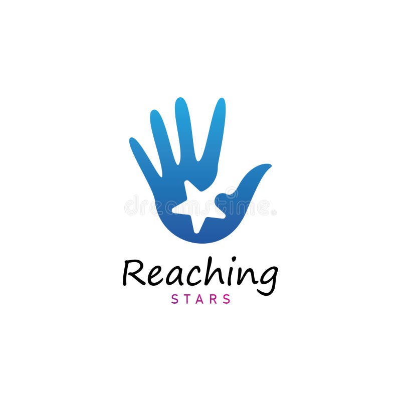 Reach Star Dreams Logo Vector Design Template Stock Vector ...