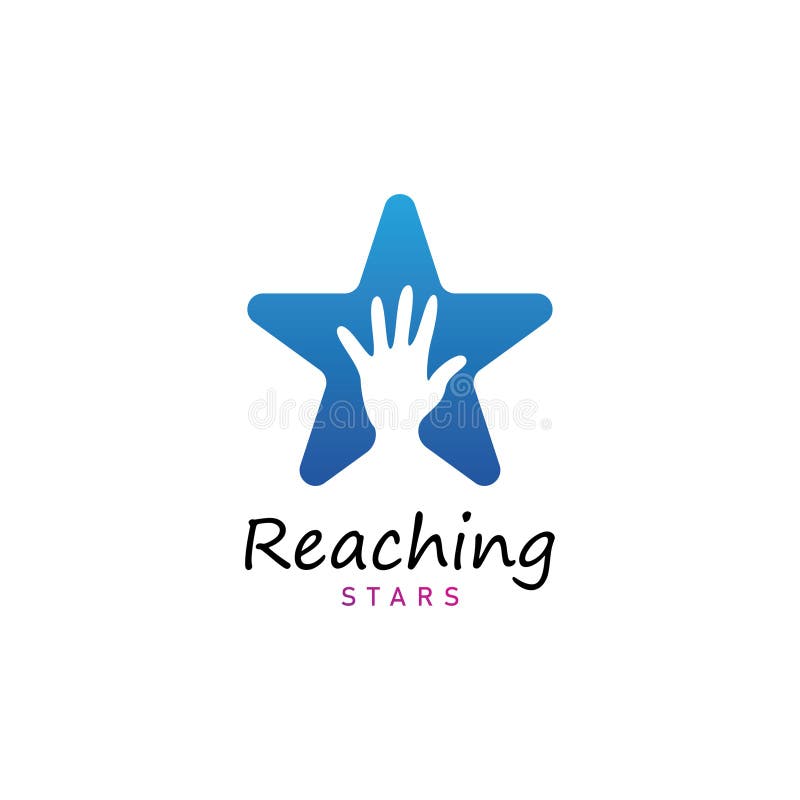 Reach Star Dreams Logo Vector Design Template Stock Vector ...