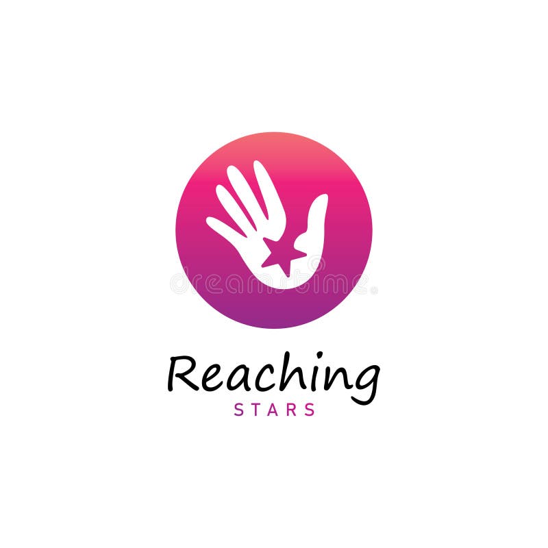 Reach Star Dreams Logo Vector Design Template Stock Vector ...