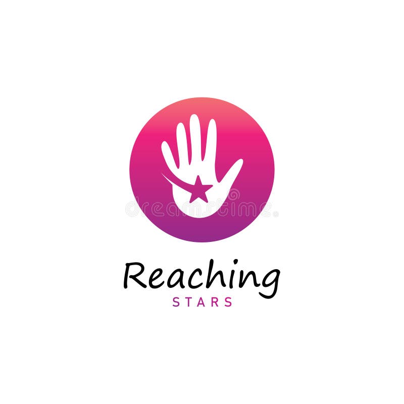 Reach Star Dreams Logo Vector Design Template Stock Vector ...