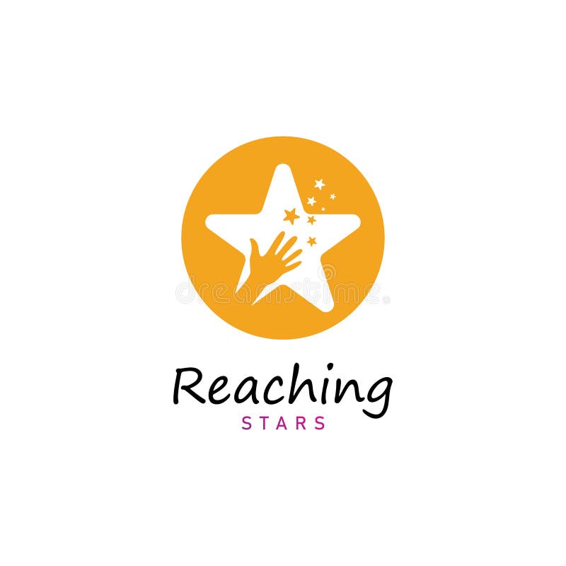 Reach Star Dreams Logo Vector Design Template Stock Vector ...