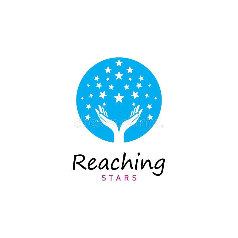 Reach Star Dreams Logo Vector Design Template Stock Vector ...