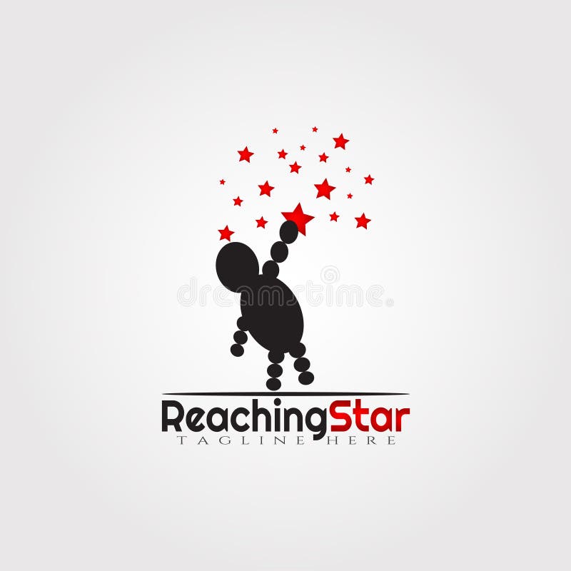 Reach Star Vector Logo Design Stock Vector - Illustration of abstract ...