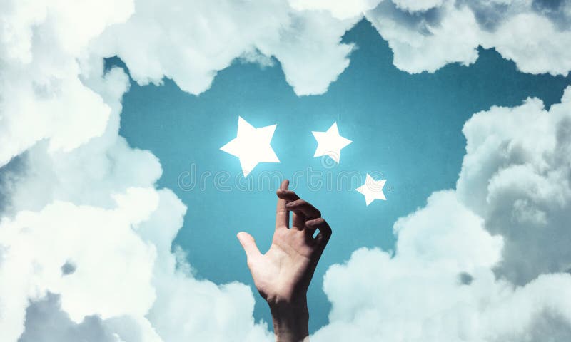 Finger Star stock image. Image of star, white, shape - 12426339