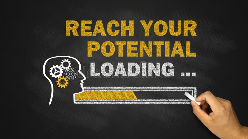 Reach Your Potential Concept Stock Illustration - Illustration of ... Reach Your Potential Concept Stock Illustration - Illustration of ...