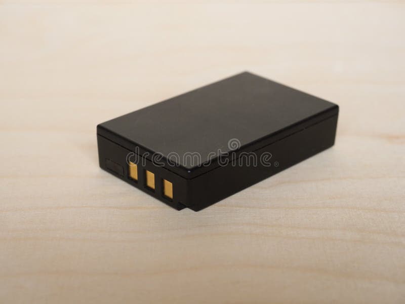 Reachargeable Li-ion Battery for Digital Camera Stock Photo - Image of ...