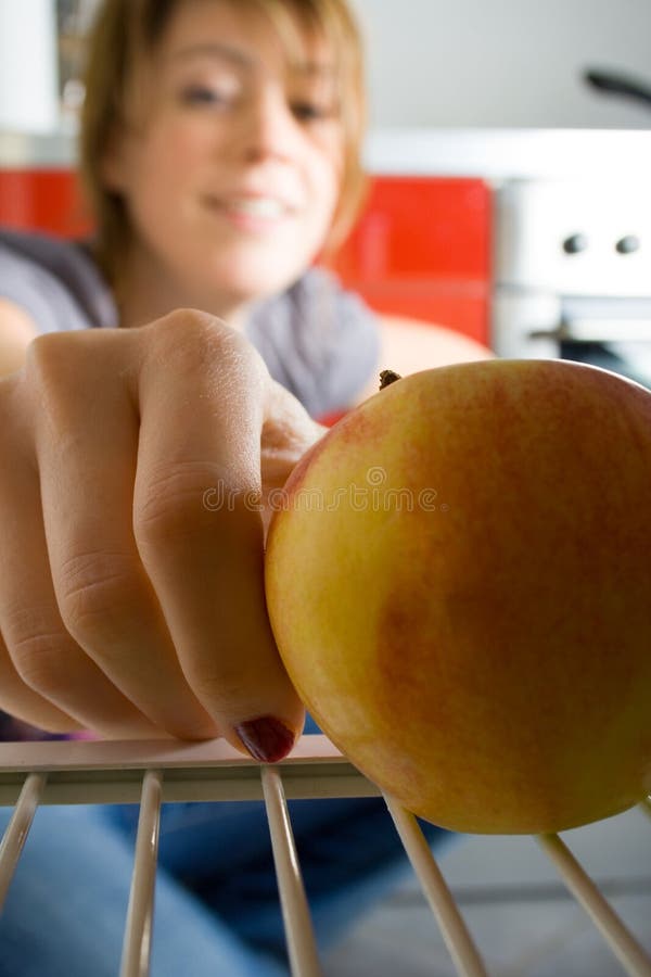 Reaching for fruit stock photo. Image of health, youth - 8567872