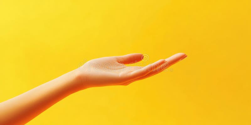 Reaching Hand Out: a Gesture of Connection and Hope Stock Illustration ...