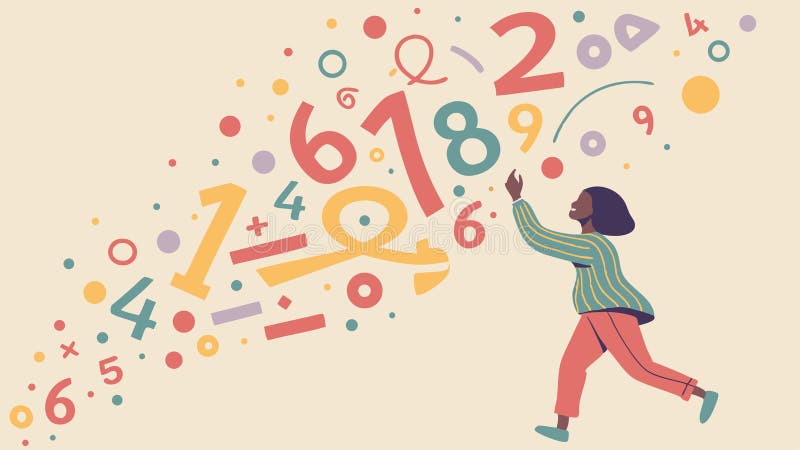 Reaching for Numbers and Data Points, Learning Concept, Vector Design ...