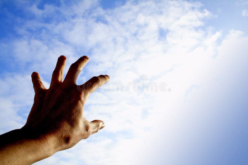 Reaching out for the sky stock image. Image of white - 14540619