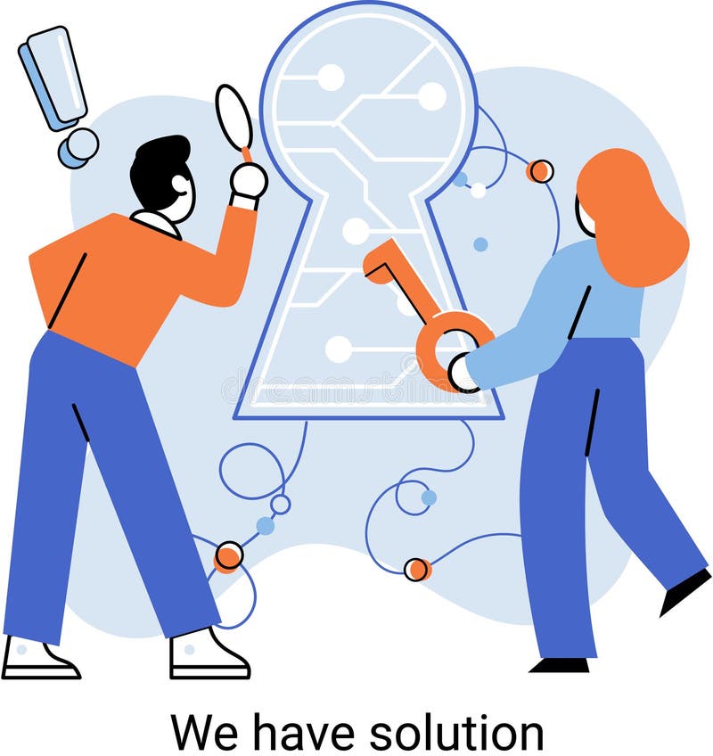 Solution As Result of Work of Business Team. Cooperation Construction ...