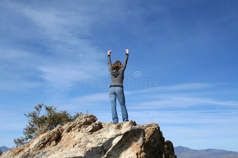 1,354 Woman Reaching Goal Stock Photos - Free & Royalty-Free Stock ...