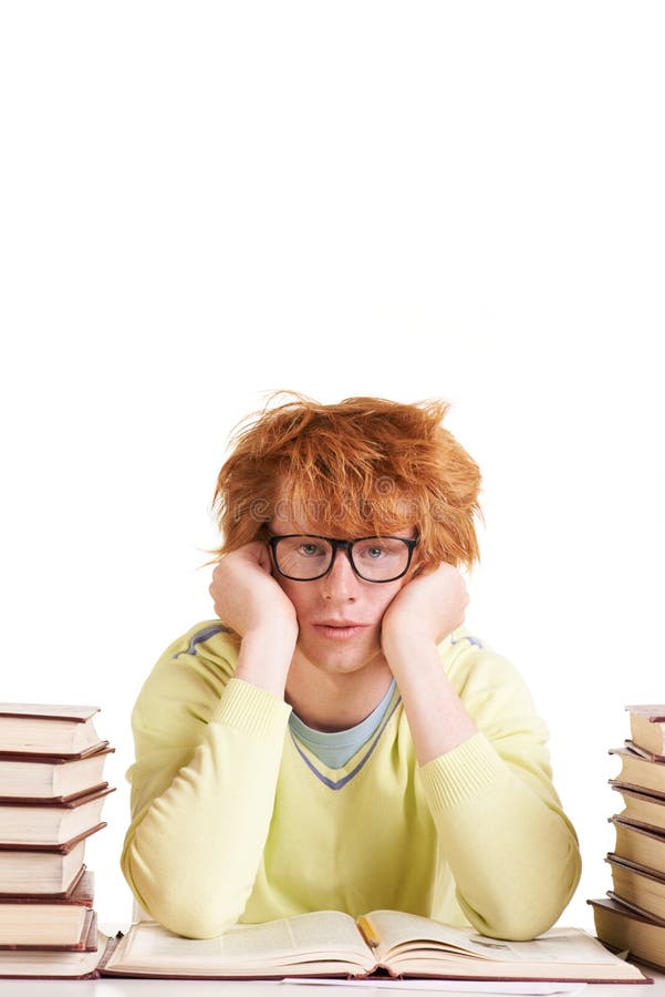 Reacio leer imagen de archivo. Imagen de fatiga, vistazo - 34590521