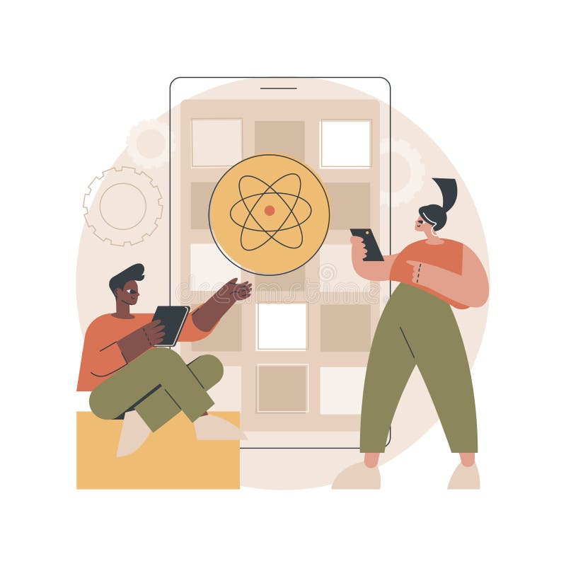 React Native Mobile App Abstract Concept Vector Illustration Stock ... React Native Mobile App Abstract Concept Vector Illustration Stock ...