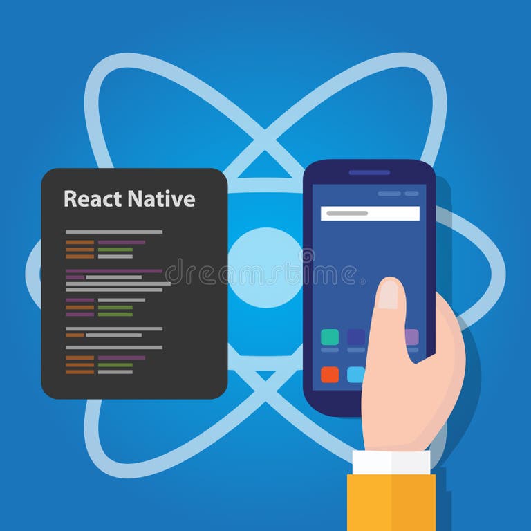 React Native Mobile Programming Code Developer Software Smartphone ...