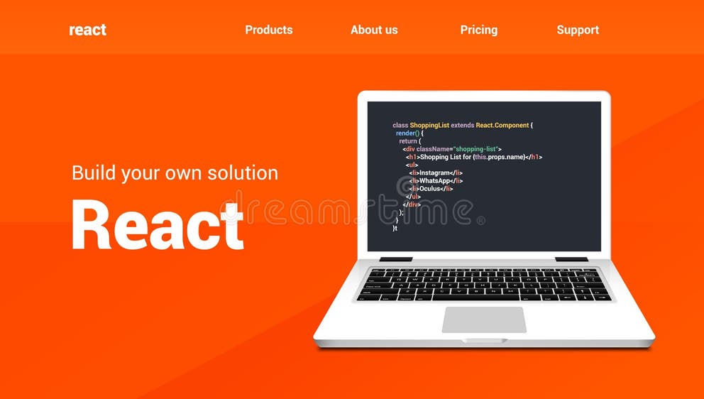 React Language Stock Illustrations – 122 React Language Stock ...
