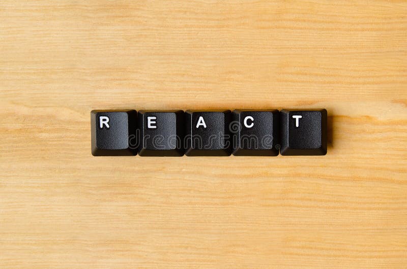 React word stock image. Image of alphabet, react, idea - 98438117
