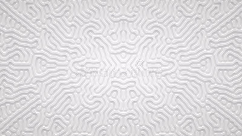 Reaction Diffusion Organic Growing Pattern. Cell Division Stock ...