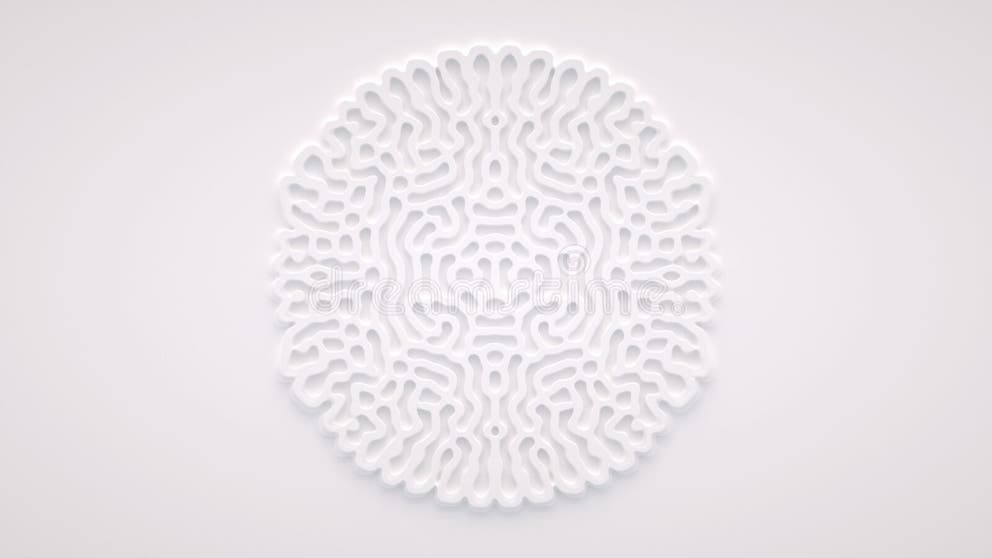 Reaction Diffusion Organic Growing Pattern. Cell Division Stock ...