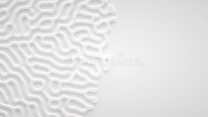 Reaction Diffusion Organic Growing Pattern. Cell Division Stock ...