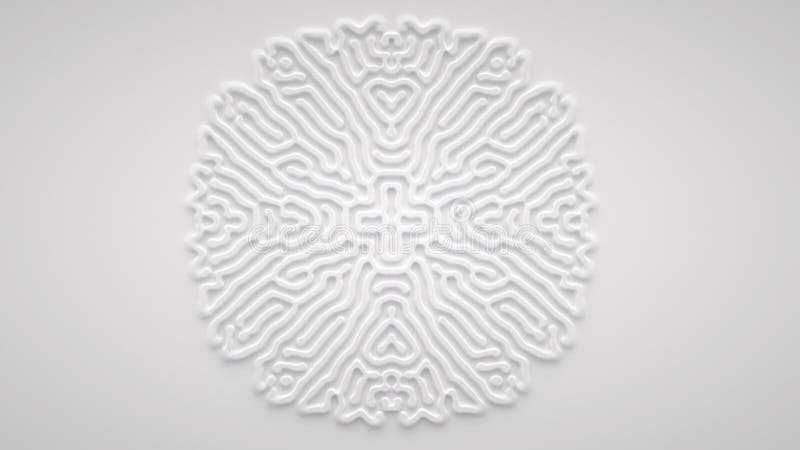 Reaction Diffusion Organic Growing Pattern. Cell Division Stock ...