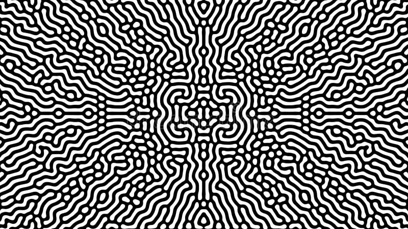 Reaction Diffusion Organic Pattern. Cell Division Stock Illustration ...